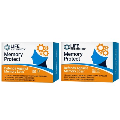 Life Extension Memory Protect Brain Health & Memory Support Supplement ...