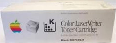 Genuine Apple M3756G/A Black Toner for use Apple LaserWriter 12/600, 12 ...