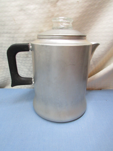 Vintage Comet Aluminum 8 Cup Percolator Camping Stove-Top Coffee Pot ...