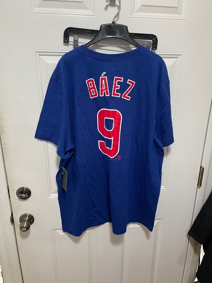 Nike Chicago Cubs T-shirt Javi Baez # 9 Men’s XL XL | eBay