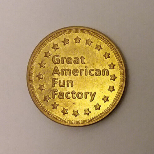 Great American Fun Factory Arcade Oak Park Heights, MN Game Token 22mm ...
