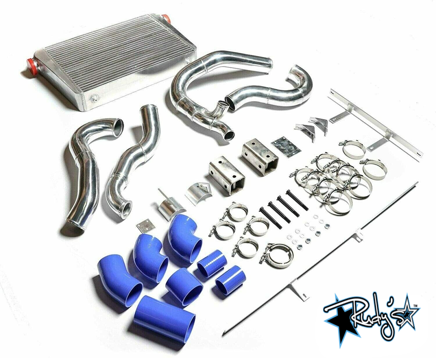 RDP High Flow Intercooler & Polished IC Pipes for 1994-1997 Ford 7.3 ...