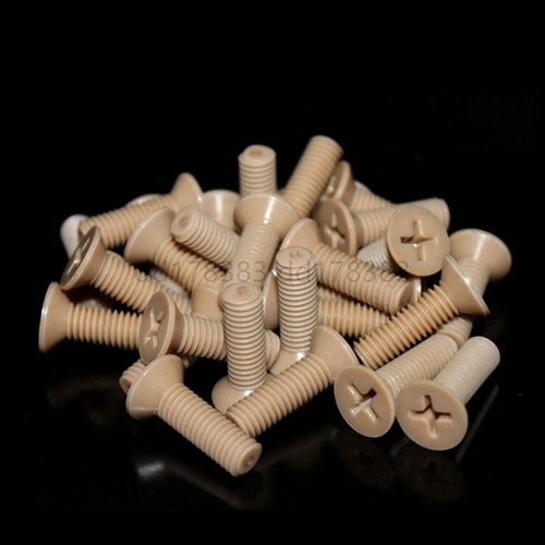 PEEK Plastic Phillips Countersunk Flat Head Screws M1.2 M.4 M2 M3 M4 M5 ...
