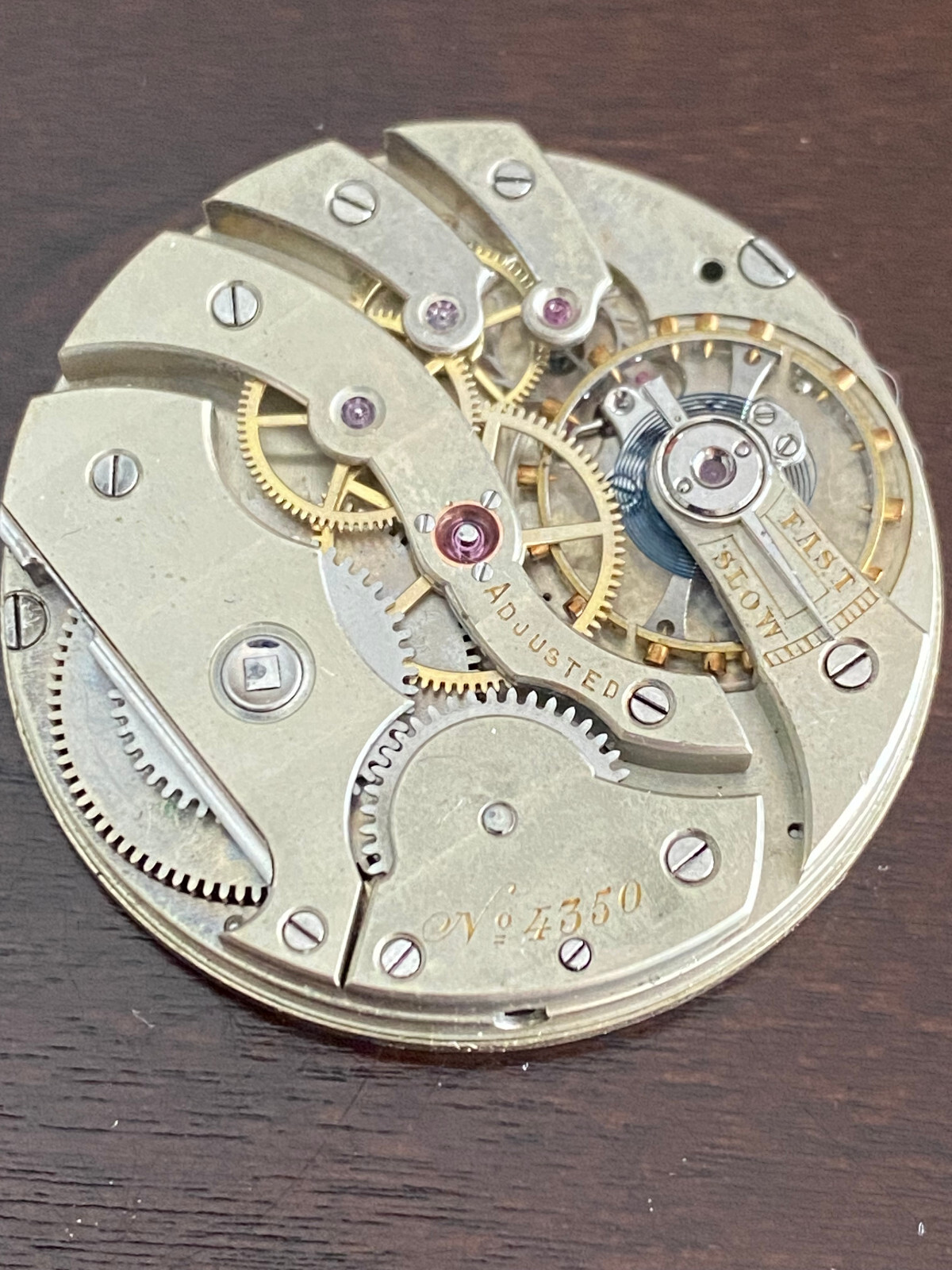 VINTAGE 38.4MM C.H.MEYLAN POCKET WATCH MOVEMENT,RUNS EX. FACE DOWN ...