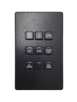 LiteTouch 9-Button Metropolitan Keypad Dimmer (Black) Savant | eBay