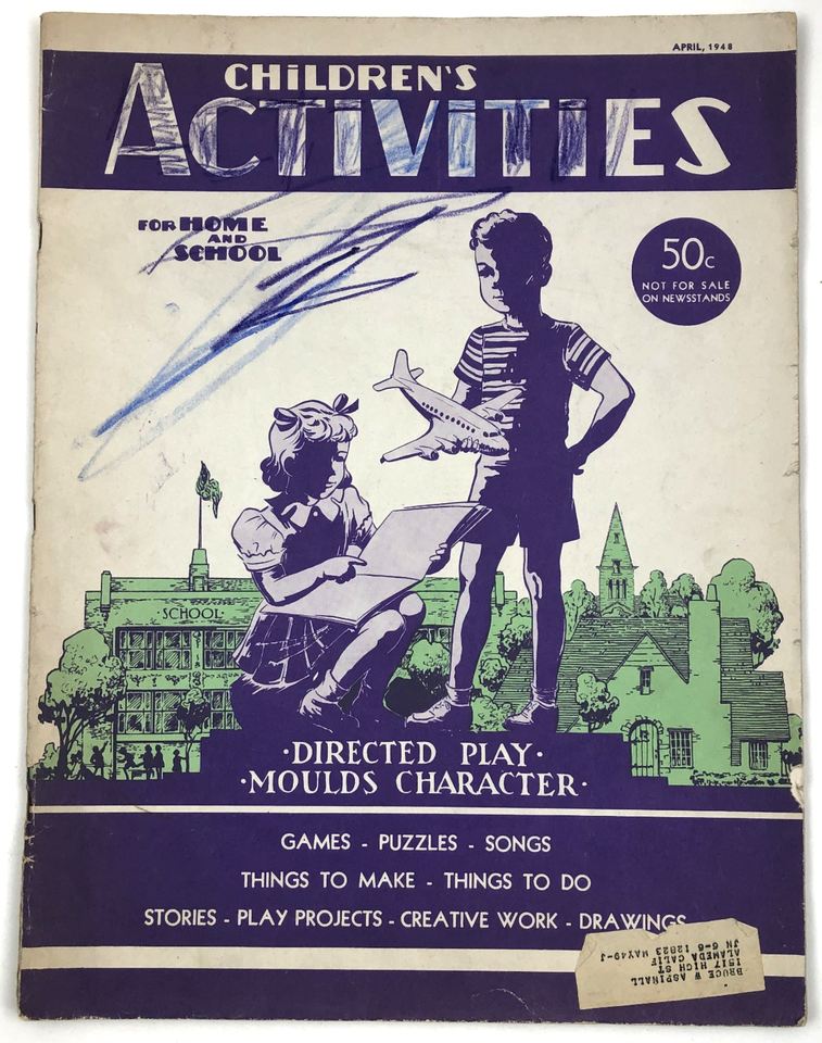 15 Vintage 1940s Children's Activities for Home and School Magazines ...