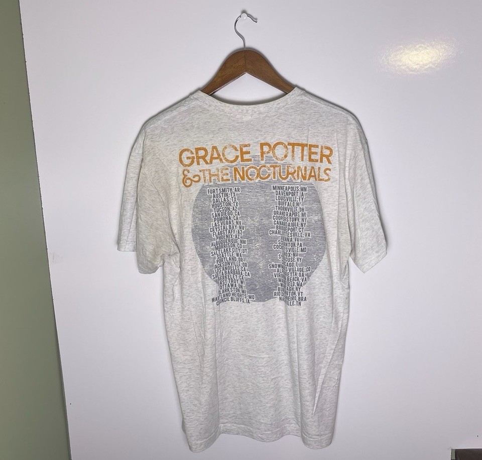Y2K 2012 Grace Potter & The Nocturnals Tour Rock Band T-Shirt Size XL ...