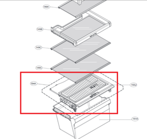 LG FRIDGE Cover Assembly,Tray ACQ86895608 GT-332MPL | eBay