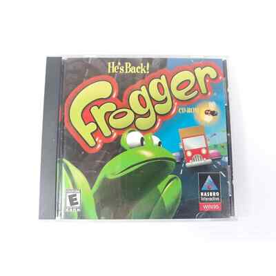 Vintage 1997 Hasbro Interactive He's Back! Frogger PC CD-ROM Video Game ...