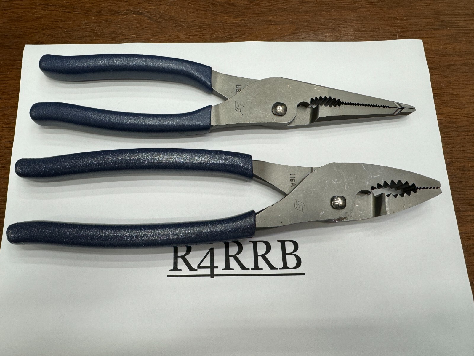 Snap-on Tools NEW POWER BLUE Soft Grip LONG LEVERAGE Plier Lot Set ...