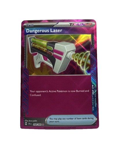 Pokemon TCG - Dangerous Laser 058/064 Sv: Shrouded Fable Holo Ace Spec ...