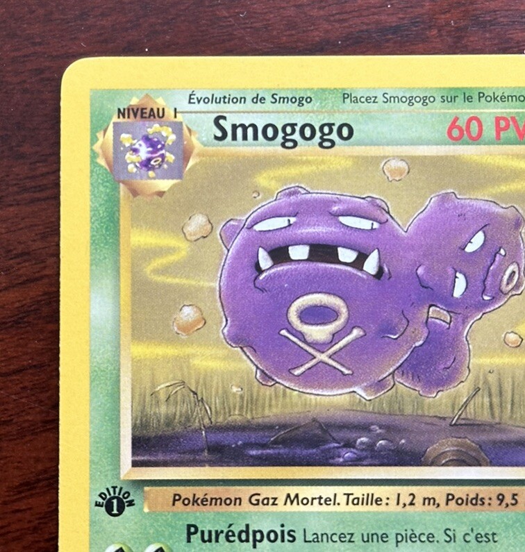 Pokemon Card - Weezing (Smogogo) FRENCH Fossil 1st Edition 45/62 ...