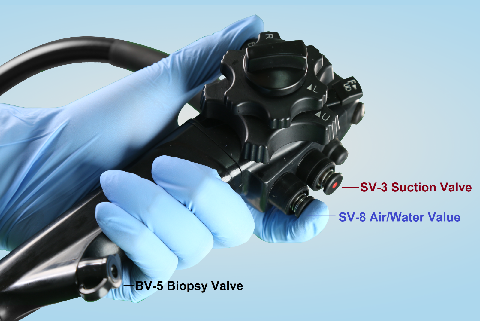 Olympus REUSABLE Air/Water & Suction Valve Set For 160, 170, 180, 240 ...