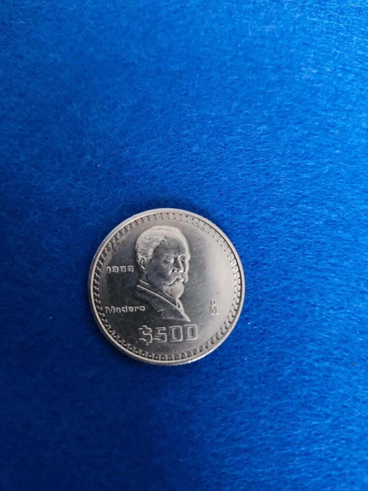 Mexico 1988 $500 PESOS Coin with Francisco Madero (Mexican President ...