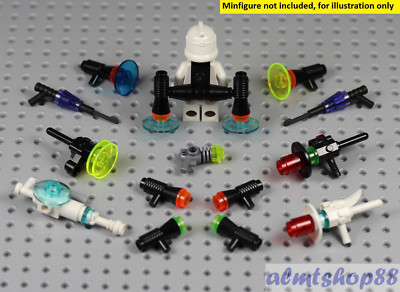 LEGO - 14 pcs Lot Space Weapons - Cannon Blaster Ray Gun Harpoon ...