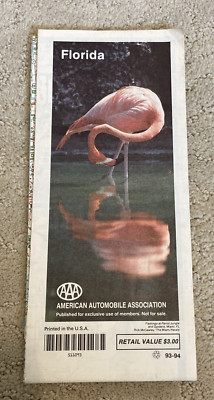 1994 AAA Map of Florida | eBay