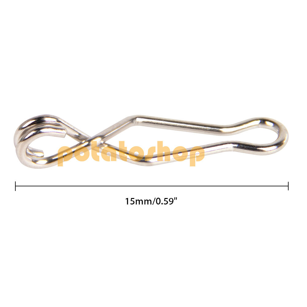 Bulk Fishing Fastlock Swivel Lure Speed Clips Quick Safety Tackle ...