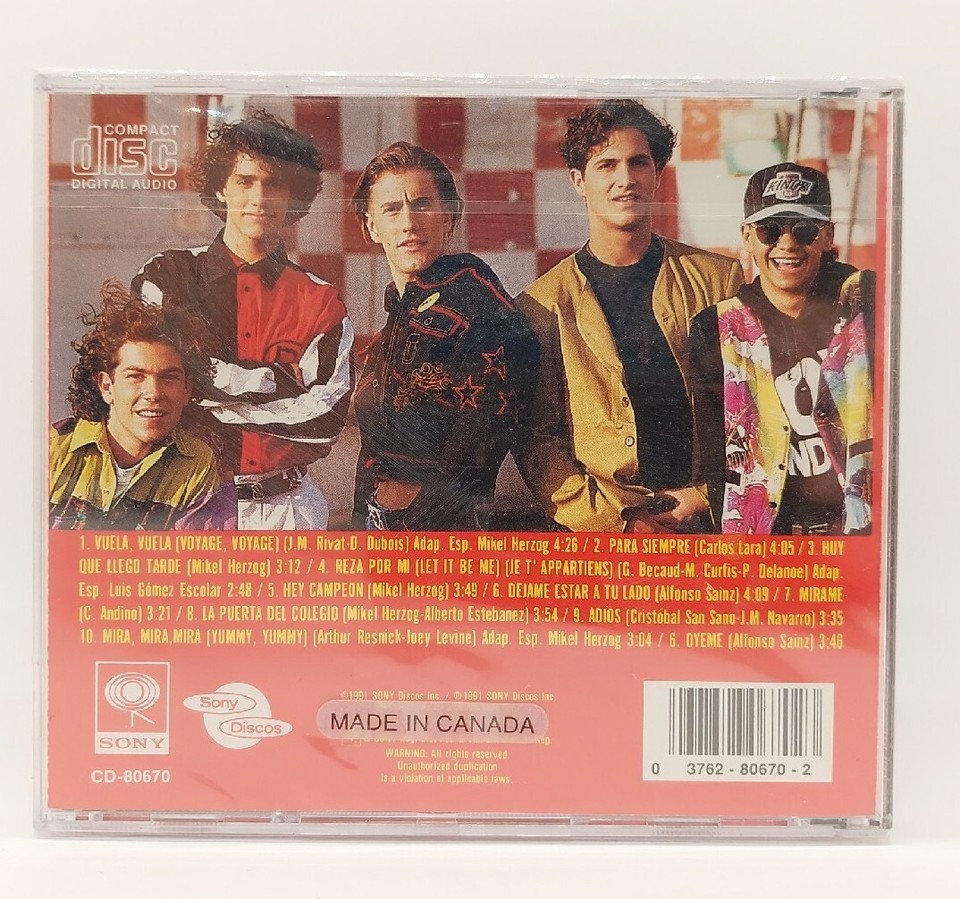Magneto Self-Titled CD 1991 Vuela Vuela Latin Pop Mexican Boy Band New ...