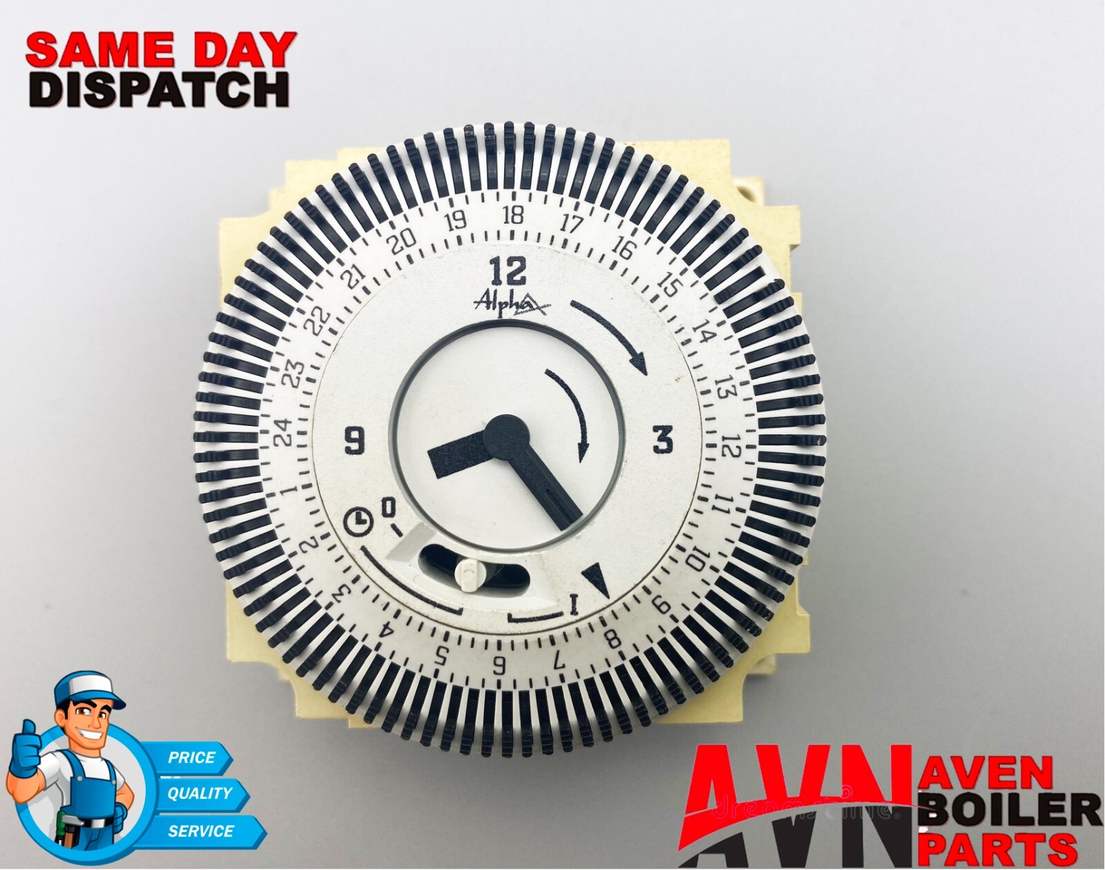 ALPHA CB24 CB28 CB24X CB28X CB25 & 33HE BOILER CLOCK TIMER 6.1000201 | eBay