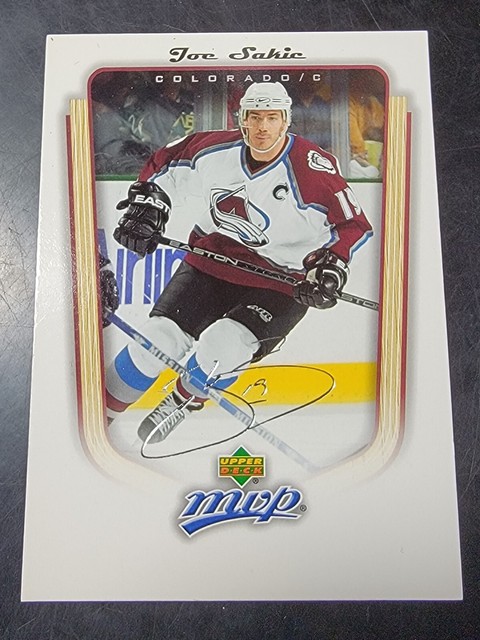 2005-06 Upper Deck MVP - Checklist #438 Joe Sakic for sale online | eBay