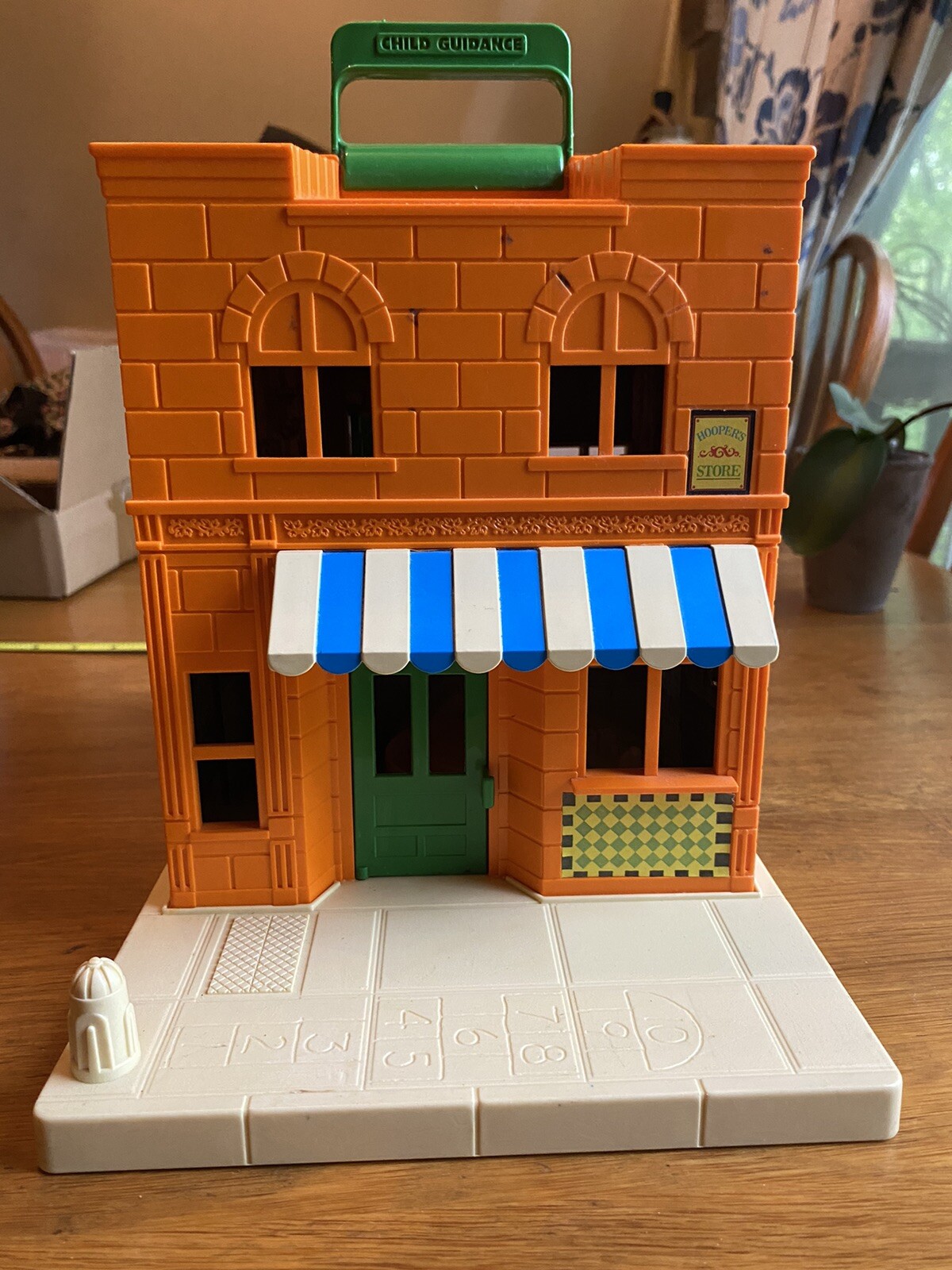 Vintage Sesame Street Playhouse Mr. Hooper's Store Oscar The Grouch ...