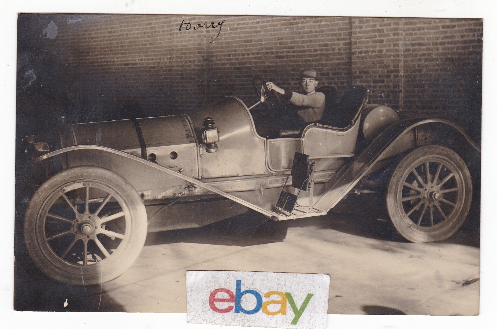 c1912 RPPC STUTZ RACING CAR MERCER RACEABOUT VINTAGE REAL PHOTO ...