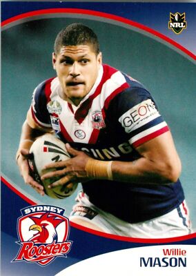 New 2009 SYDNEY ROOSTERS NRL Card WILLIE MASON Daily Telegraph | eBay