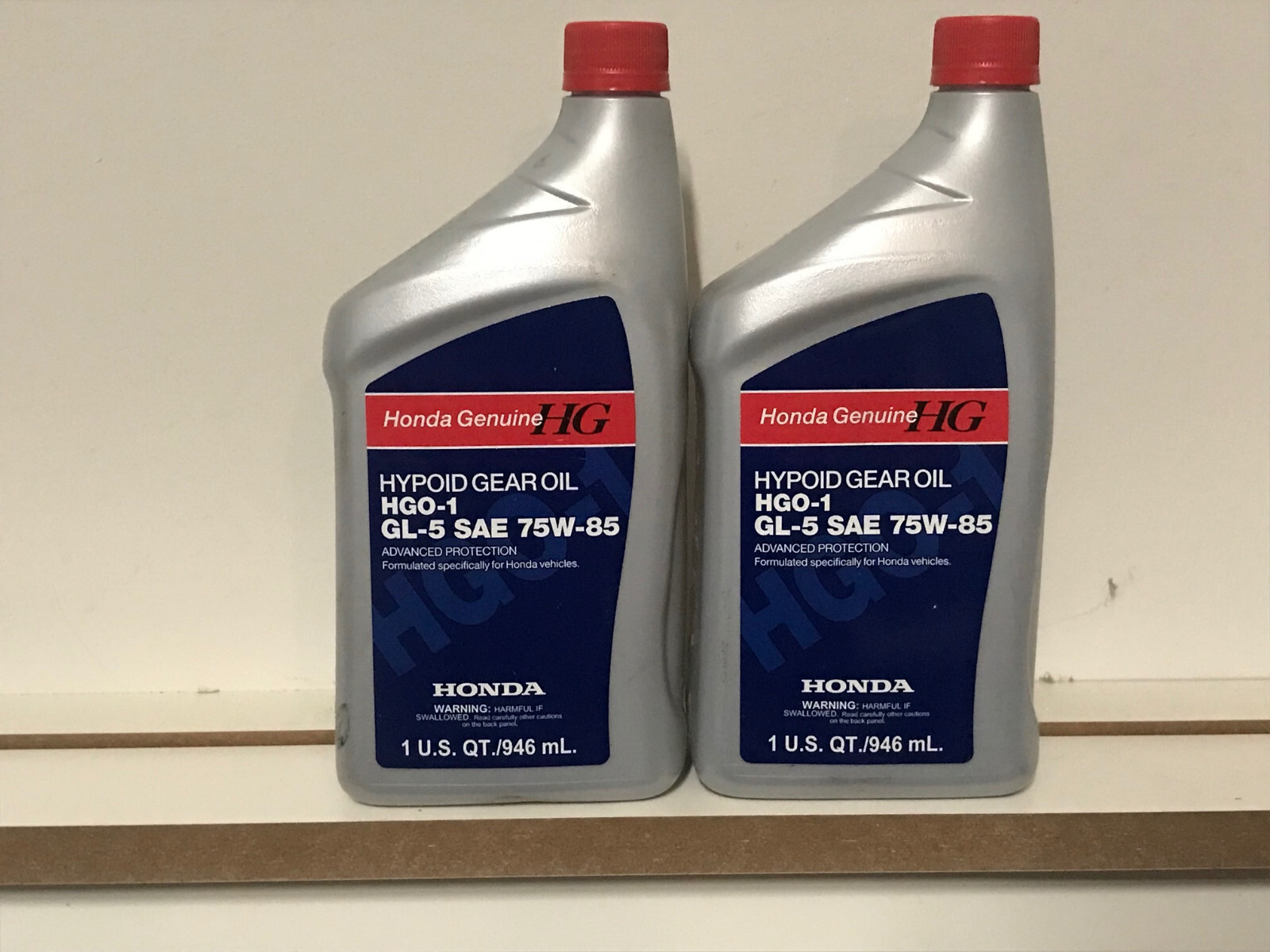 2 QTS Honda Genuine Hypoid Gear Oil HGO-1 GL-5 SAE 75W-85 | eBay