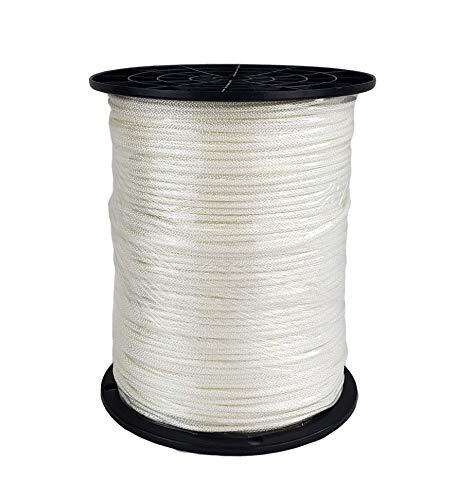 1/8 inch Knotrite Nylon Rope - 1000 Foot Spool | 100% Nylon - Solid ...