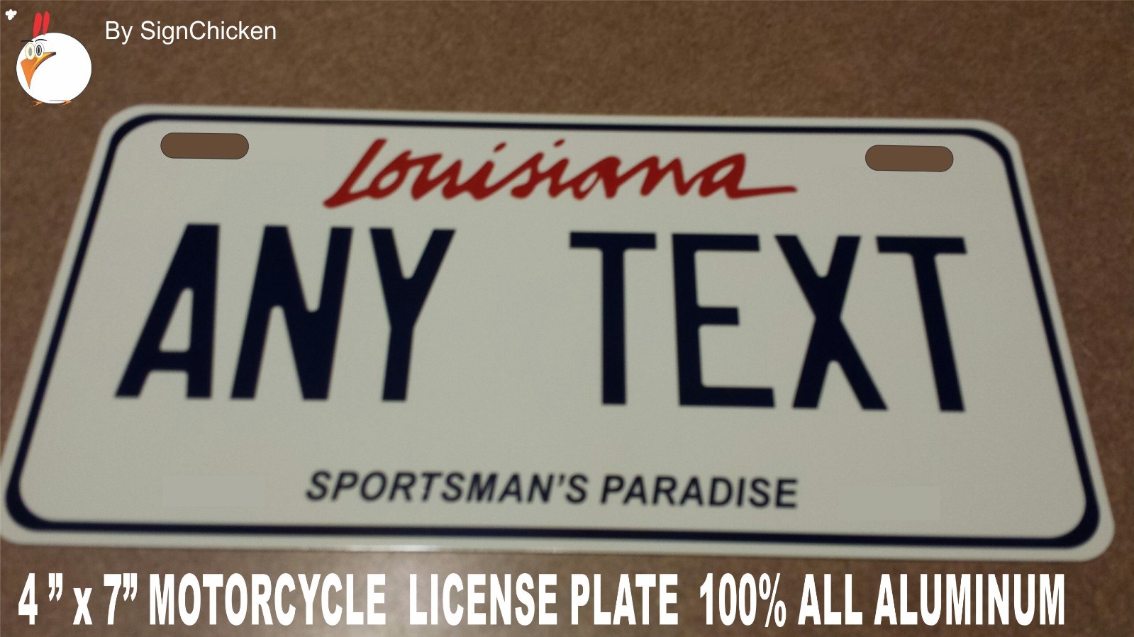 Personalized Louisiana Custom Aluminum Novelty State License Plate ...