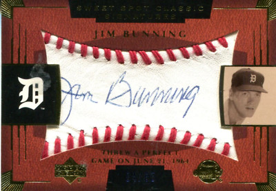 Jim Bunning Autographed Upper Deck Card #54/65 | eBay