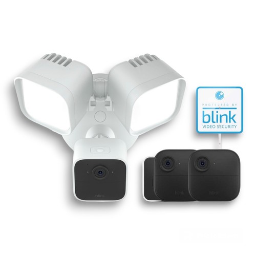 Blink Outdoor 4 4th Gen 3 Camera Security System with LED 2600 Lumens ...