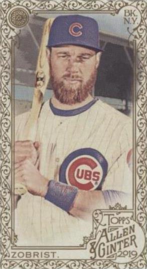 2019 Topps Allen & Ginter - Ben Zobrist #270 Mini Gold for sale online ...