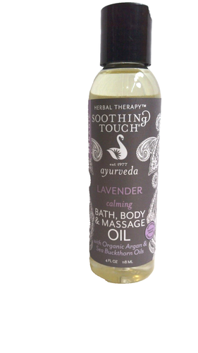 Soothing Touch Ayurveda Bath Body & Massage Oils with Lavender Scent 4. ...
