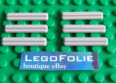 6 x Lego Technic 4519 Axle 3 LIGHT BLUISH GRAY | eBay