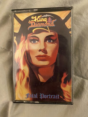 King Diamond *Fatal Portrait *cassette tape *NM/NM *1986 *Roadracer ...