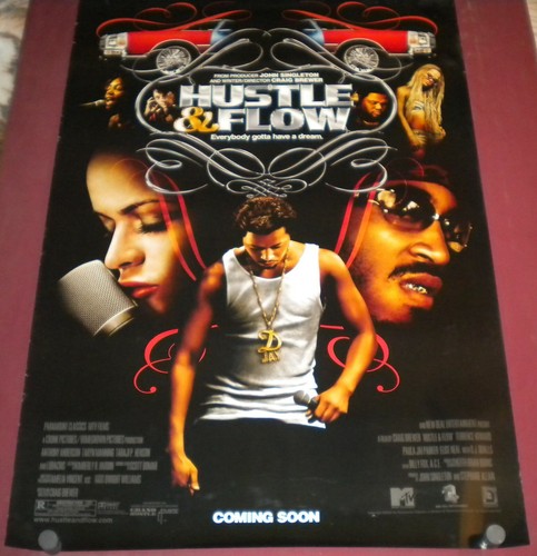 Hustle and Flow Movie Poster 27x40 S/S Terrence Howard Anthony Anderson ...