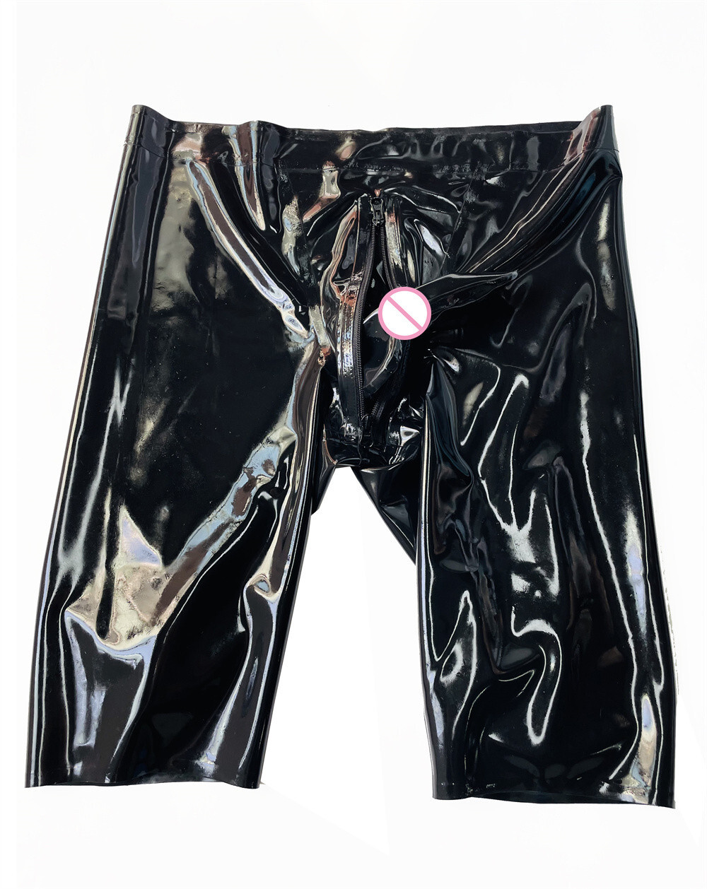 Latex Men Short Codpiece hidden sheath high waist gummi 0.4mm | eBay