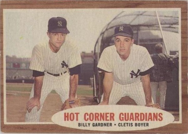 1962 Topps - #163 Billy Gardner, Clete Boyer for sale online | eBay