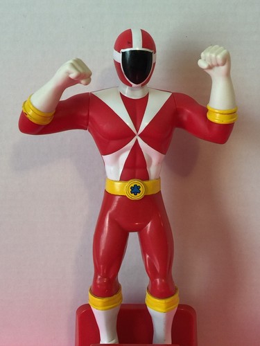 2000 Planet Toy Inc Power Rangers Red Quantum Ranger Time Force Talking ...