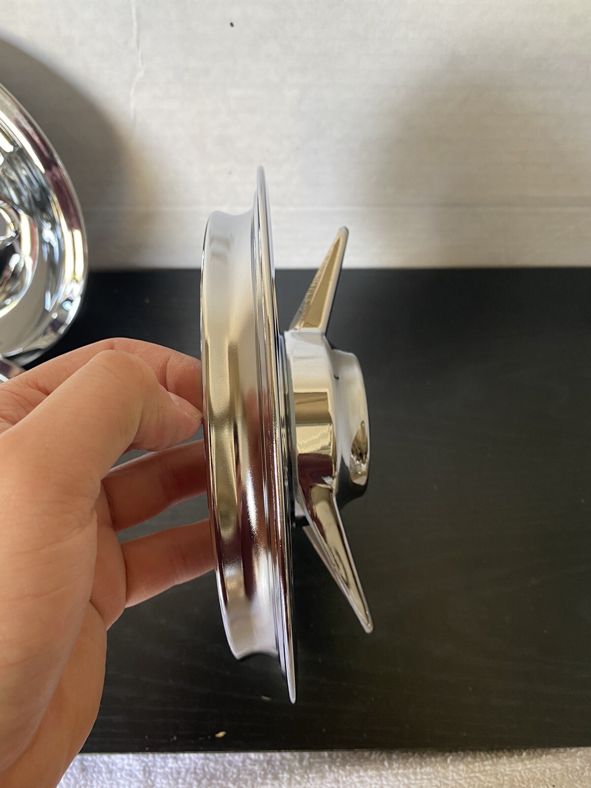 Chevy Rally Wheels 7" Center Caps (Set of 4) 2 BAR SPINNERS 4pc Red ...