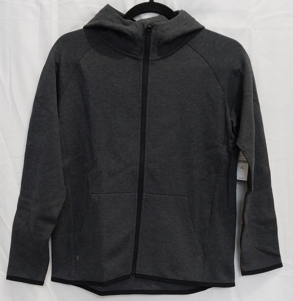 Gap Husky Hoodie Boys Size XXL Tech Sweater Charcoal Gray Stretch ...