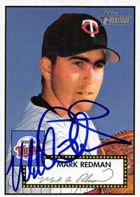 Mark Redman autographed Baseball Card (Minnesota Twins) 2001 Topps ...
