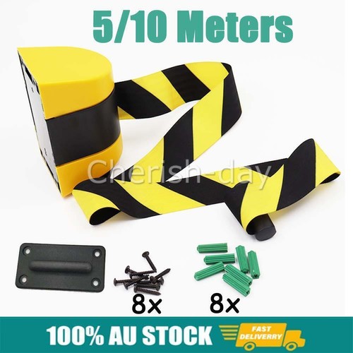 5/10M Barrier Tape Safety Warning Crowd Control Retractable Isolation ...