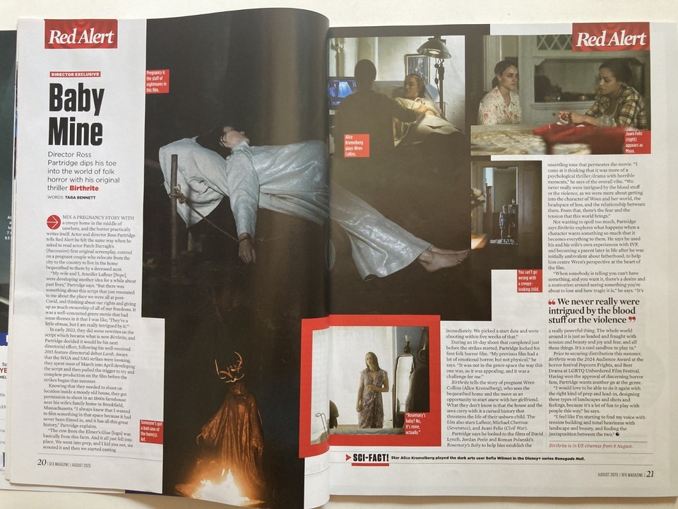 ALIEN : EARTH August 2025 SFX Magazine / WEAPONS / STRANGER THINGS ...