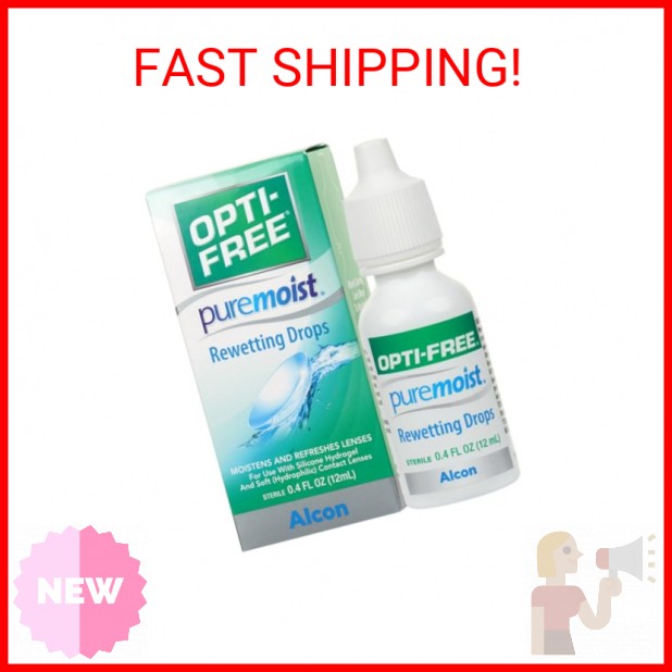 Opti-Free Puremoist Rewetting Drops, 12-mL | eBay