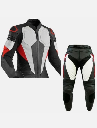 NEW MEN'S RACING 2 PIECE MOTORCYCLE MOTORBIKE MOTO GP BIKER LEATHER ...