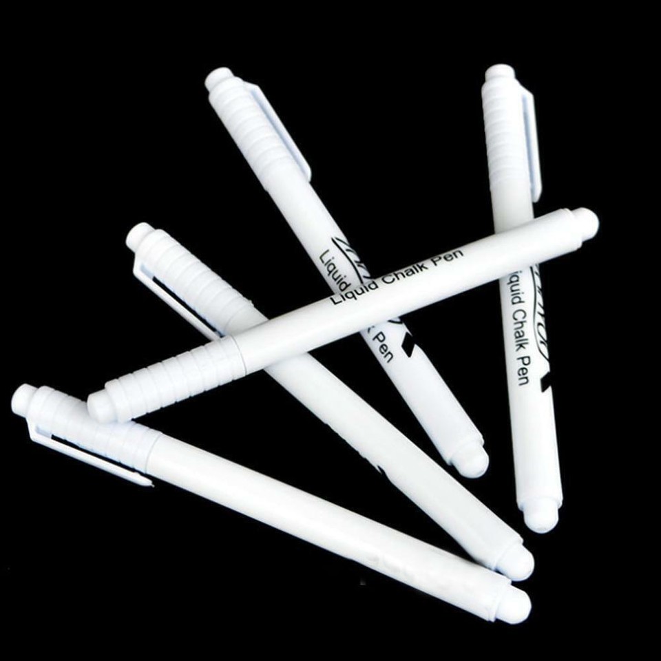 White Liquid Chalk Pens Marker For Glass Windows Blackboard Chalk New ...