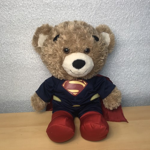 Build A Bear Superman w Cape Man Of Steel Plush DC Comics Stuffed ...
