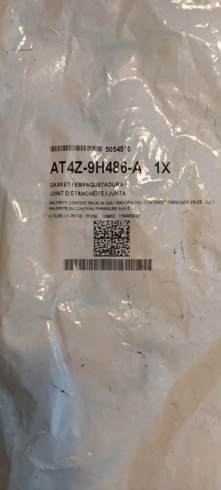 Genuine OEM Ford Intake Manifold Gasket AT4Z9H486A for sale online | eBay